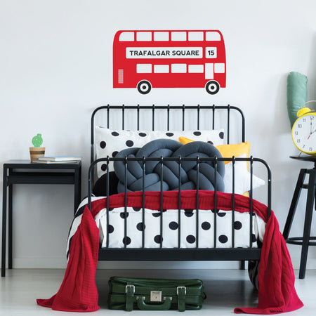 London Bus Vinyl Wall Sticker | Wallboss Wall Stickers | Wall Art ...